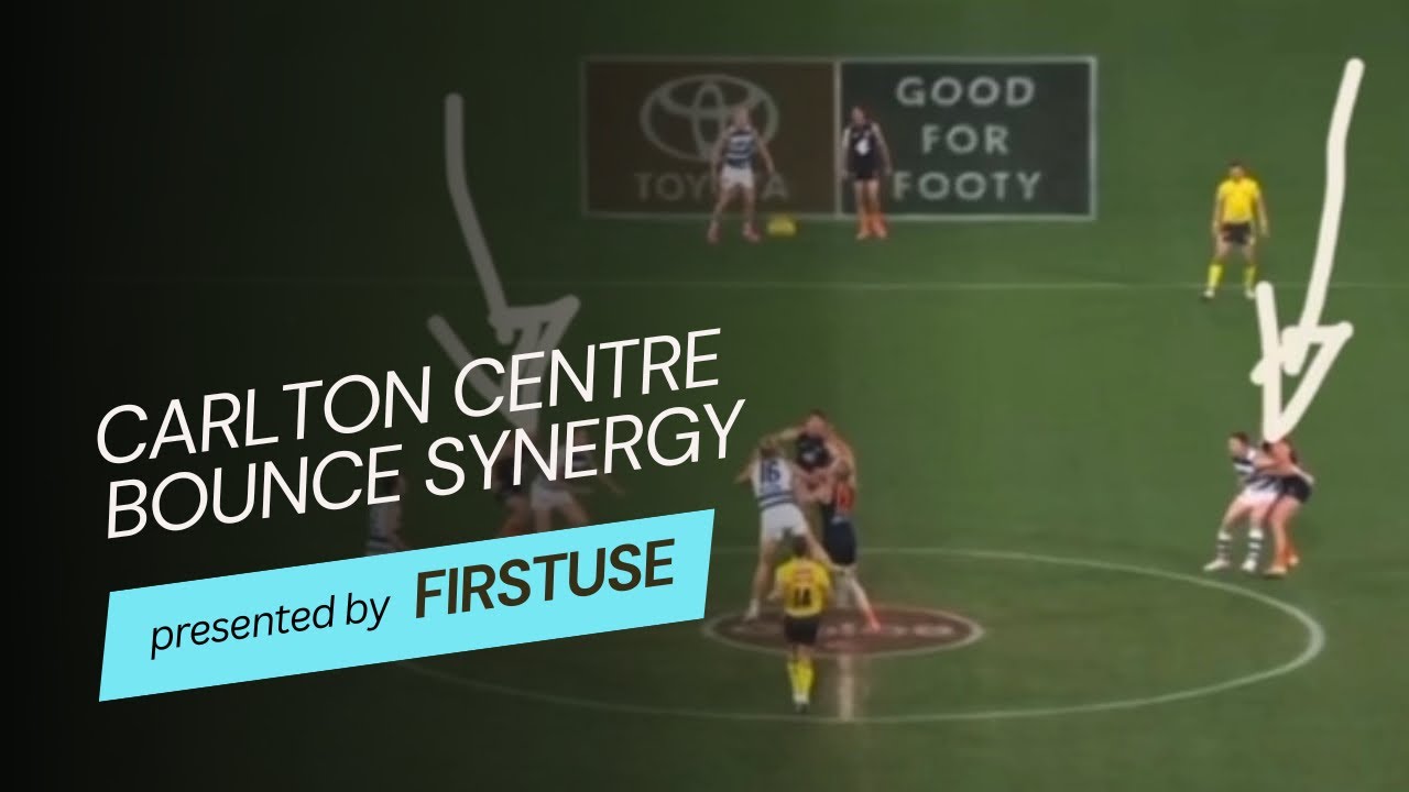 AFL Carlton Centre Bounce Synergy - YouTube