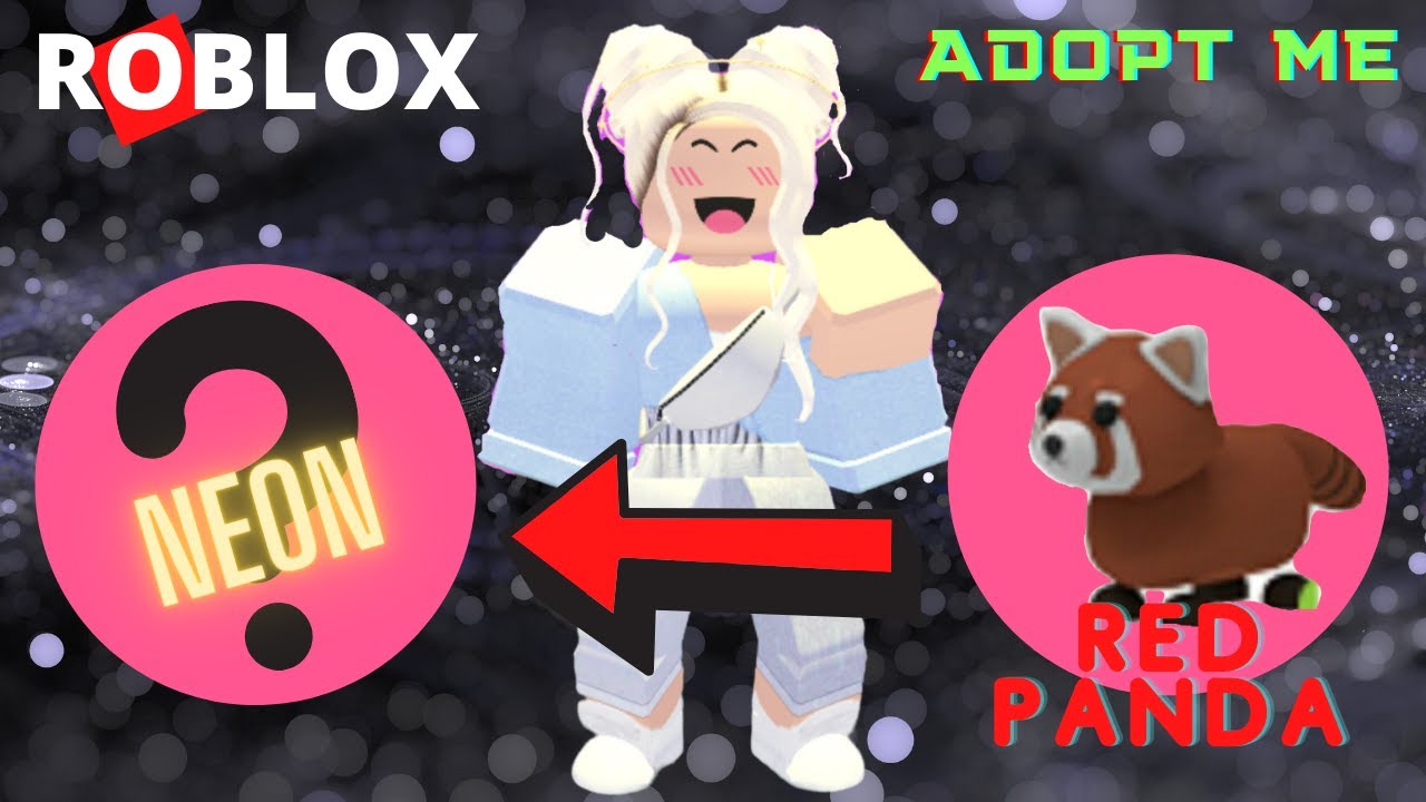 Making Neon Red Panda in ADOPT ME | Roblox 😍 - YouTube