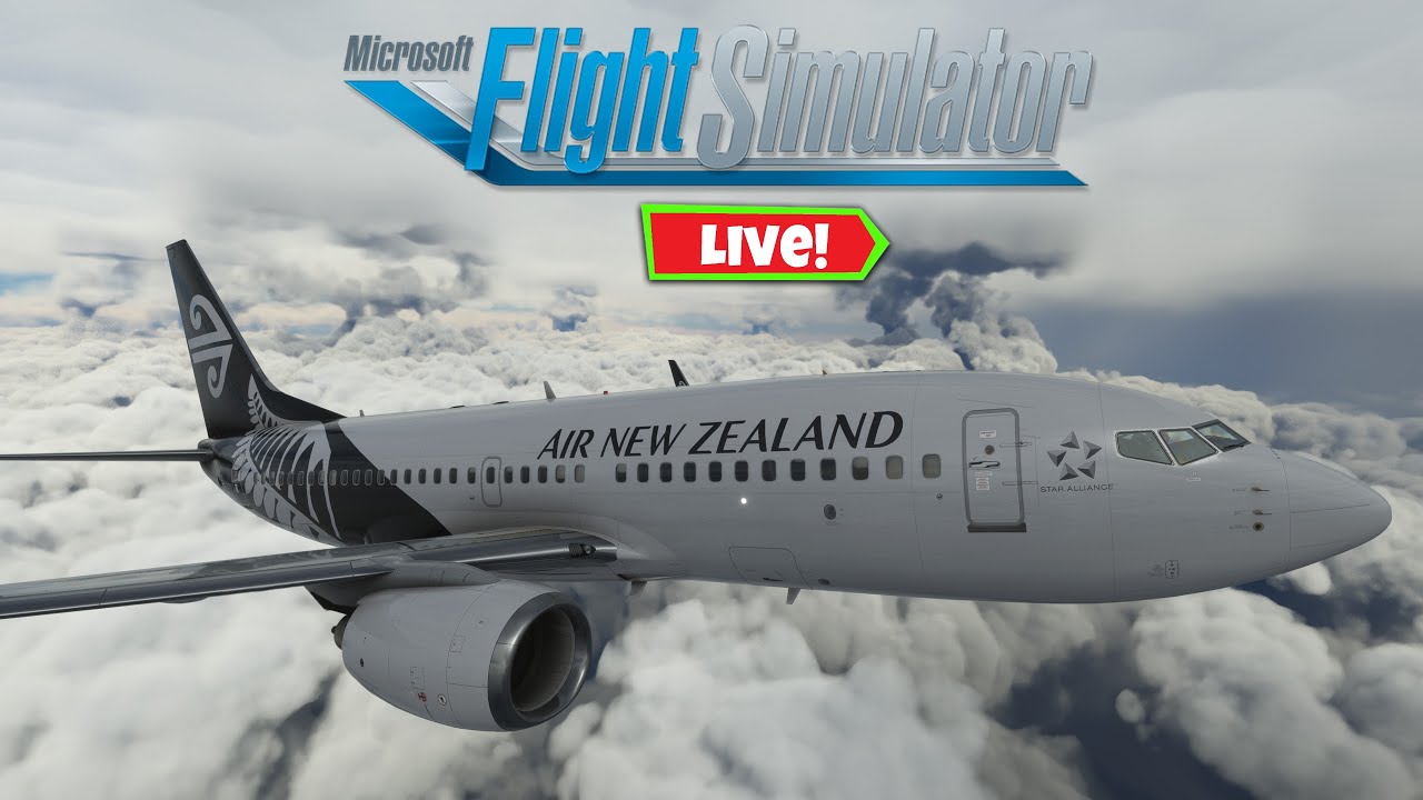 Microsoft Flight Simulator - FLYING INTO CYCLONE GABRIELLE - YouTube