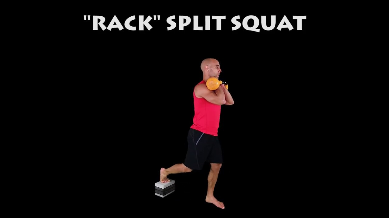 SPLIT SQUAT ''RACK'' @ DOUBLE KB - YouTube