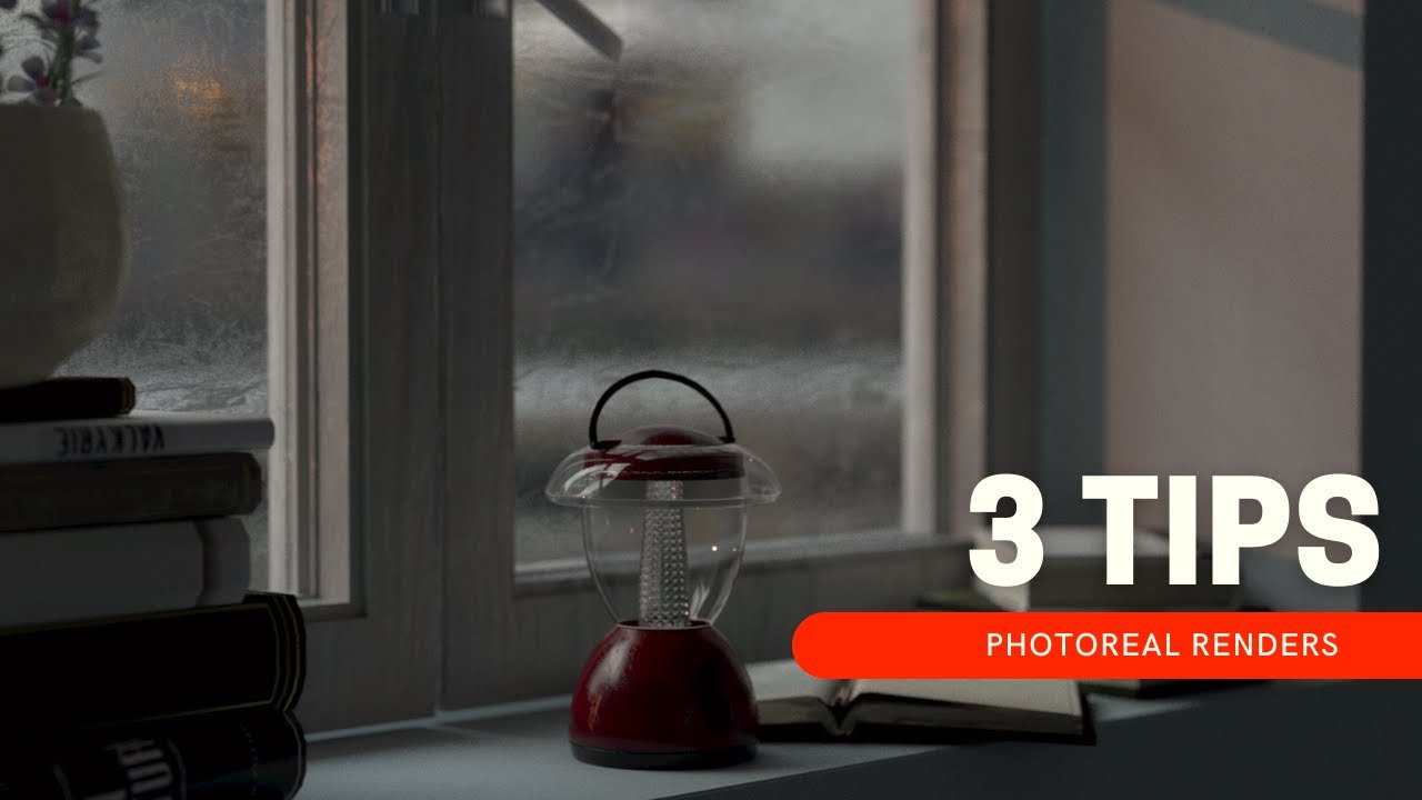 3 TIPS to make your render PHOTOREALISTIC instantly! -TUTORIAL - YouTube