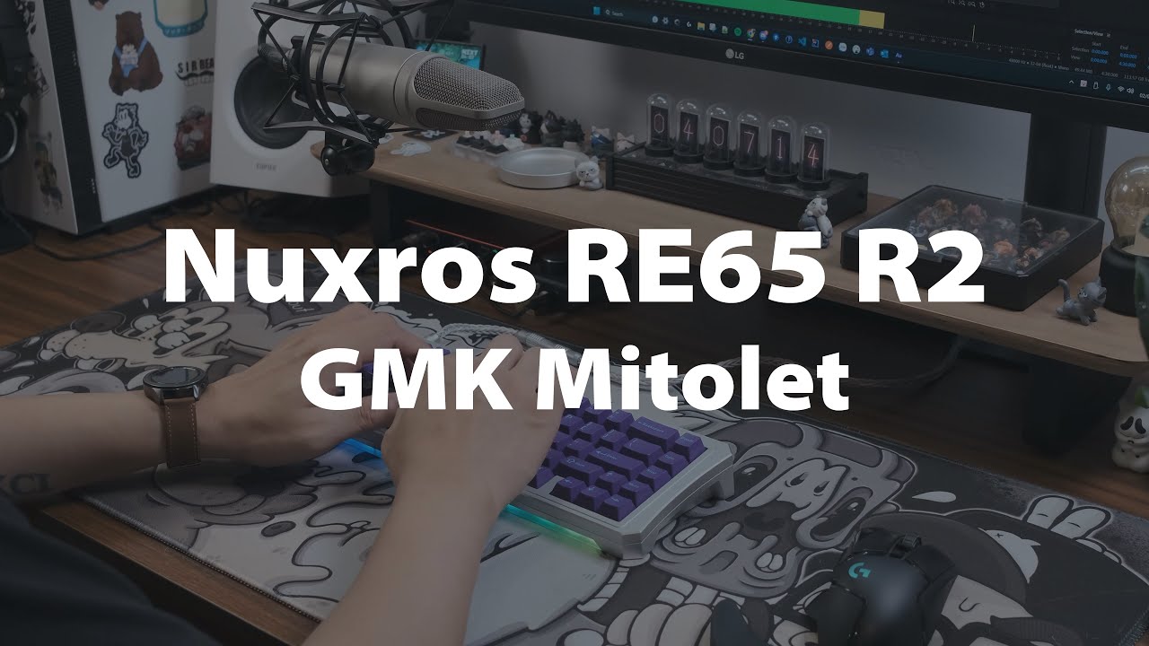 RE65 R2 Silver by Nuxros w/ First Love | GMK Mitolet | Typing ASMR ...