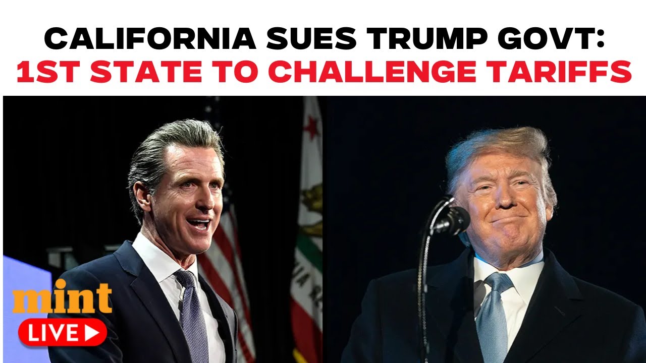 California Vs Donald Trump LIVE | Governor Gavin Newsom Drags Trump To ...