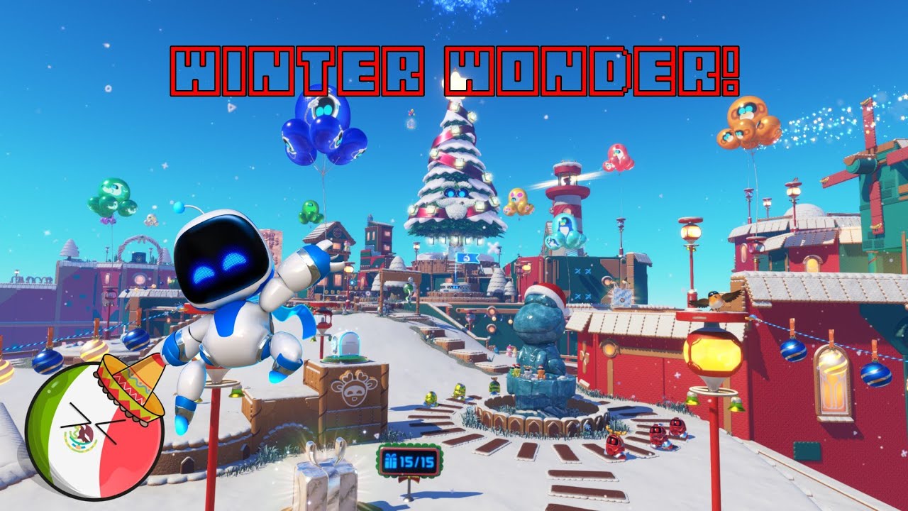 Astro Bot DLC: Winter Wonder! All Bots And Gifts - YouTube