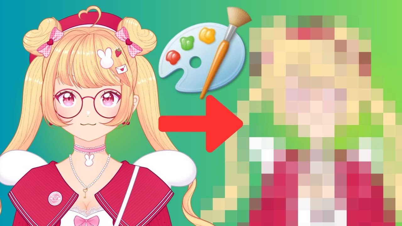 how to make a vtuber model using paint in 2 hours - YouTube