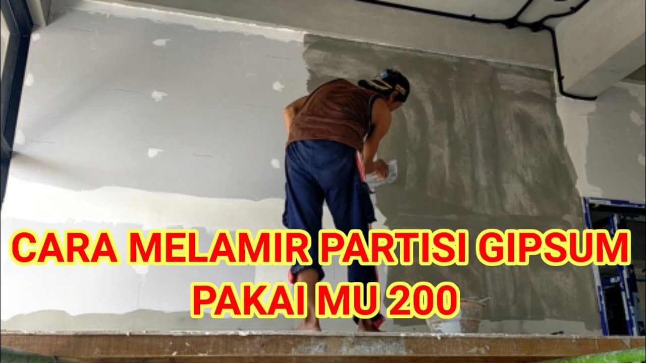 CARA PLAMIR PARTISI GIPSUM PAKAI MU 200 - YouTube