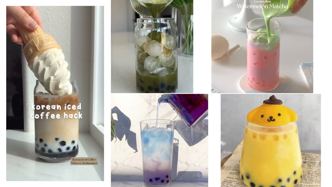 How to make BOBA TEA OR DRINK at home| Boba Recipe Compilation | Fruity ...