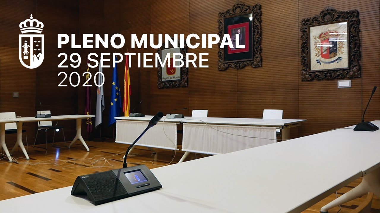 Pleno municipal ordinario / 29 de septiembre de 2020 - YouTube