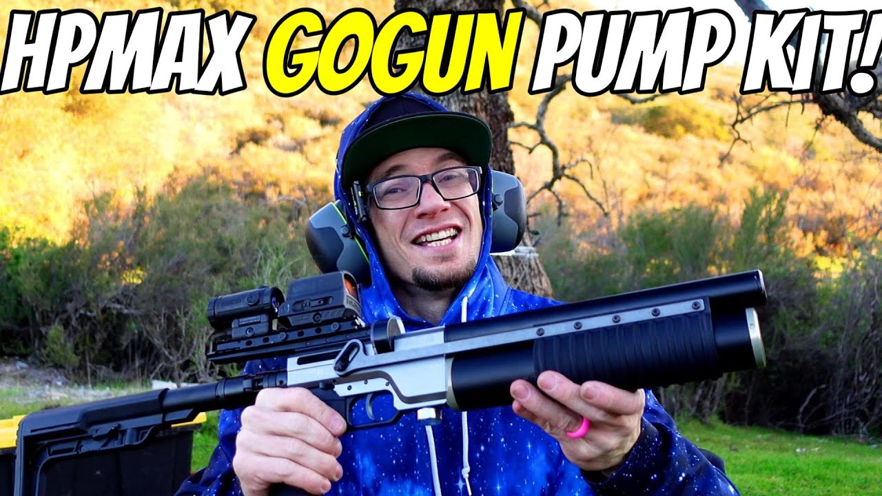 TESTING the GO GUN Pump Kit on the HP MAX 357! - YouTube