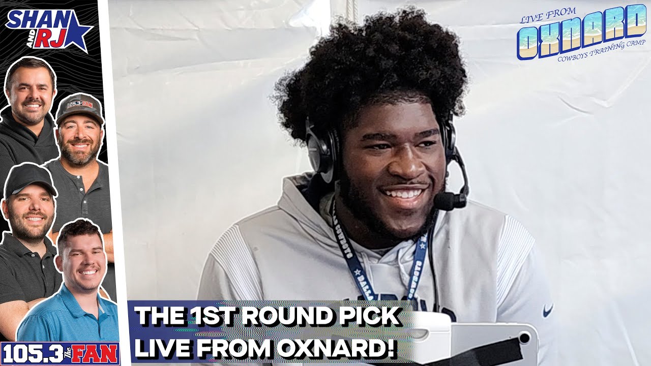 Tyler Booker LIVE At Cowboys Training Camp On Transition To The NFL ...