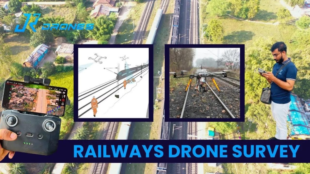 Aerial/Drone Videography Survey of DRA Ranchi | Comparison Video | # ...