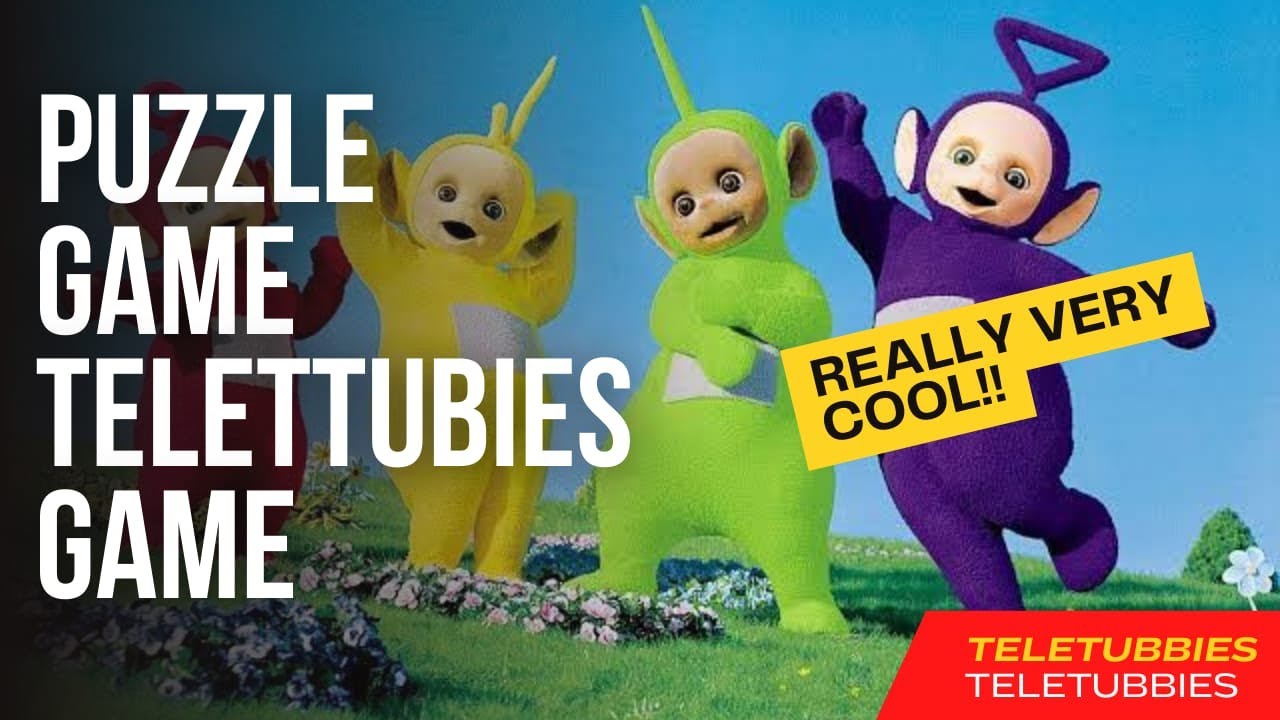 TELETUBBIES Game - TELETUBBIES PUZZLE Game - YouTube