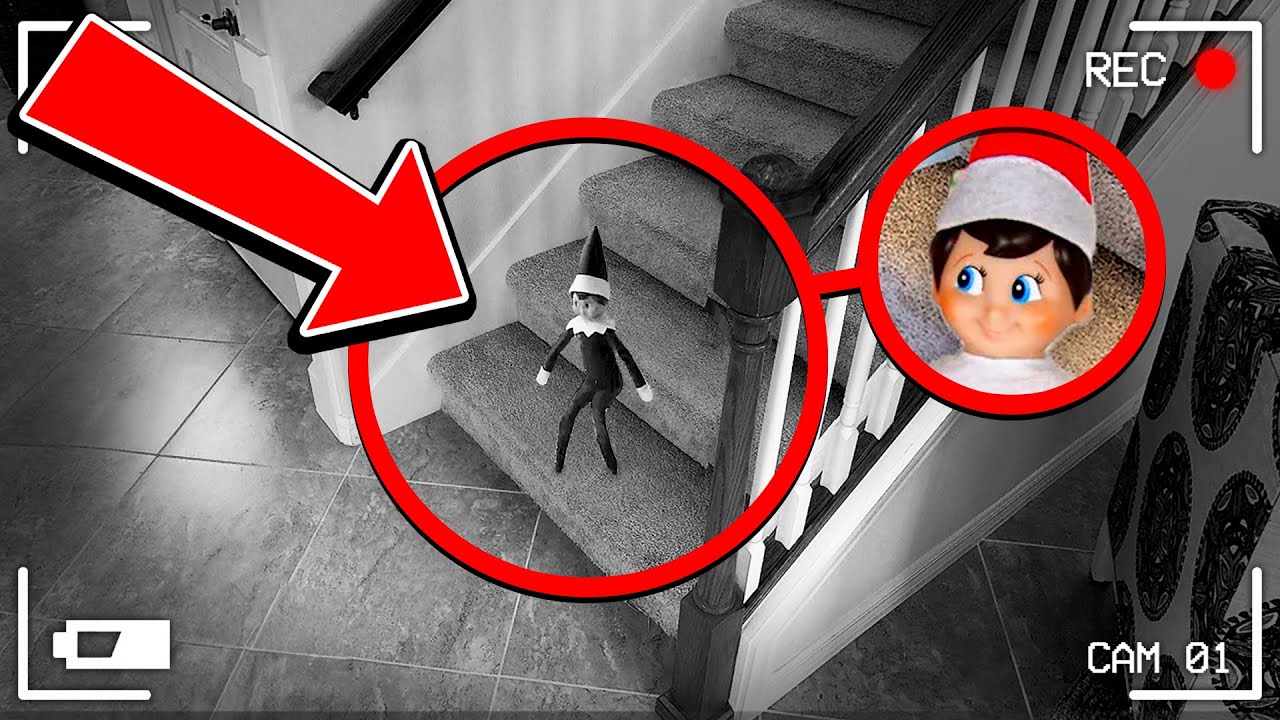 50 Times Elf on the shelf caught moving on camera IN REAL LIFE - YouTube