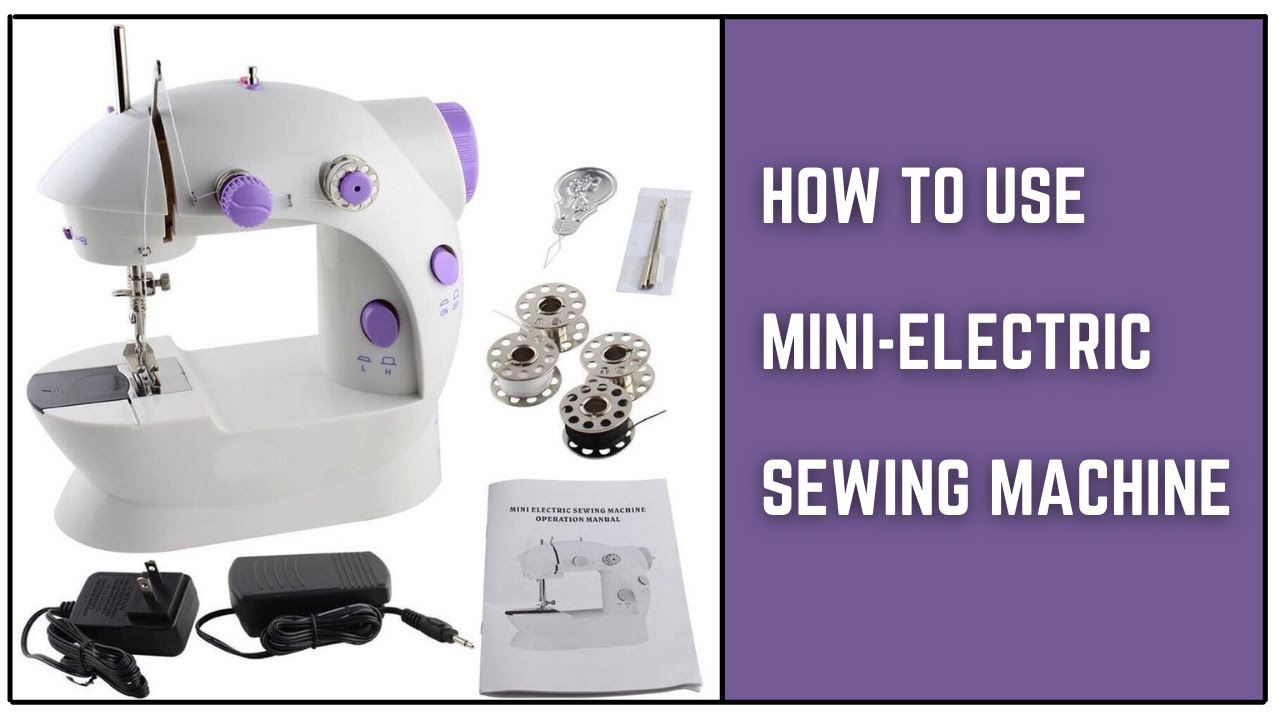How to use electric sewing machine - YouTube