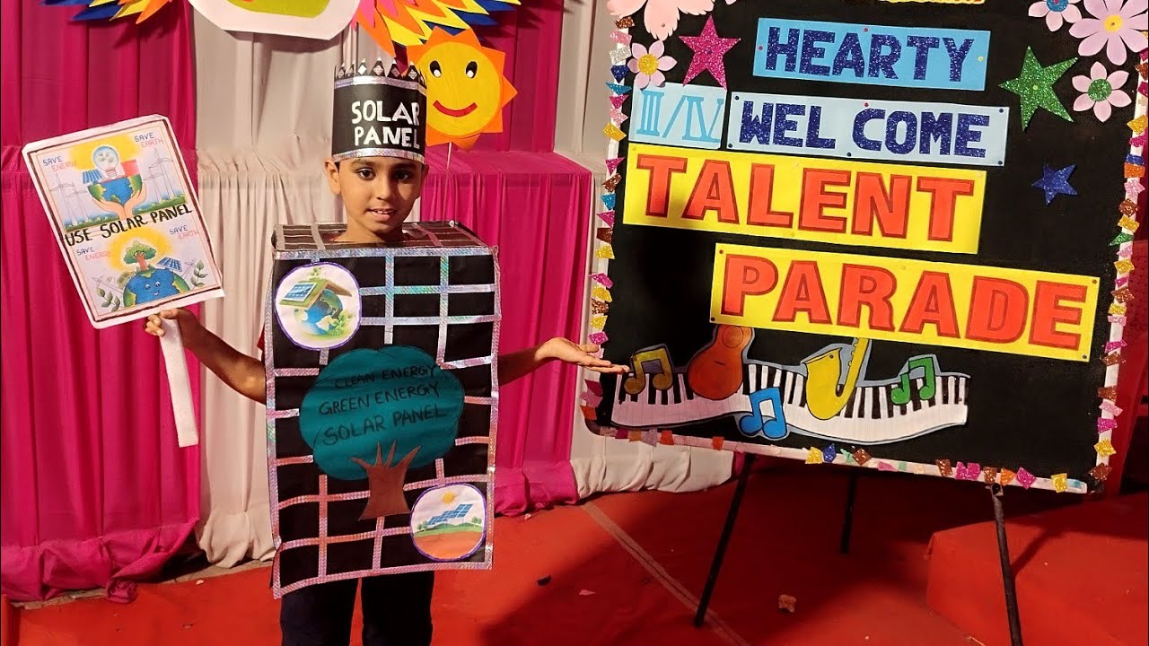 #fancy FANCY DRESS COMPETITION🤗🤗 SOLAR PANEL🥰🥰 #green energy clean ...