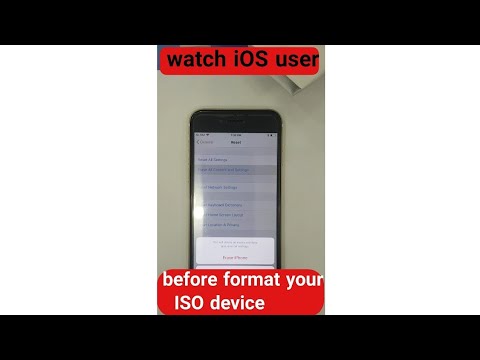 Before format your ISO device iphone ipad. - YouTube