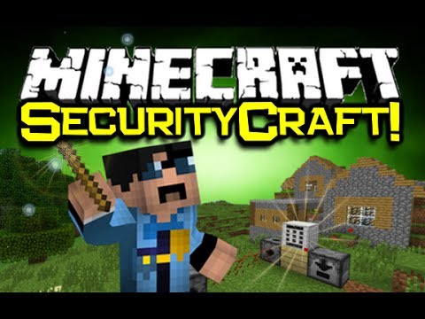 Minecraft SECURITY CRAFT MOD Spotlight! - Tech & Explosives! (Minecraft ...