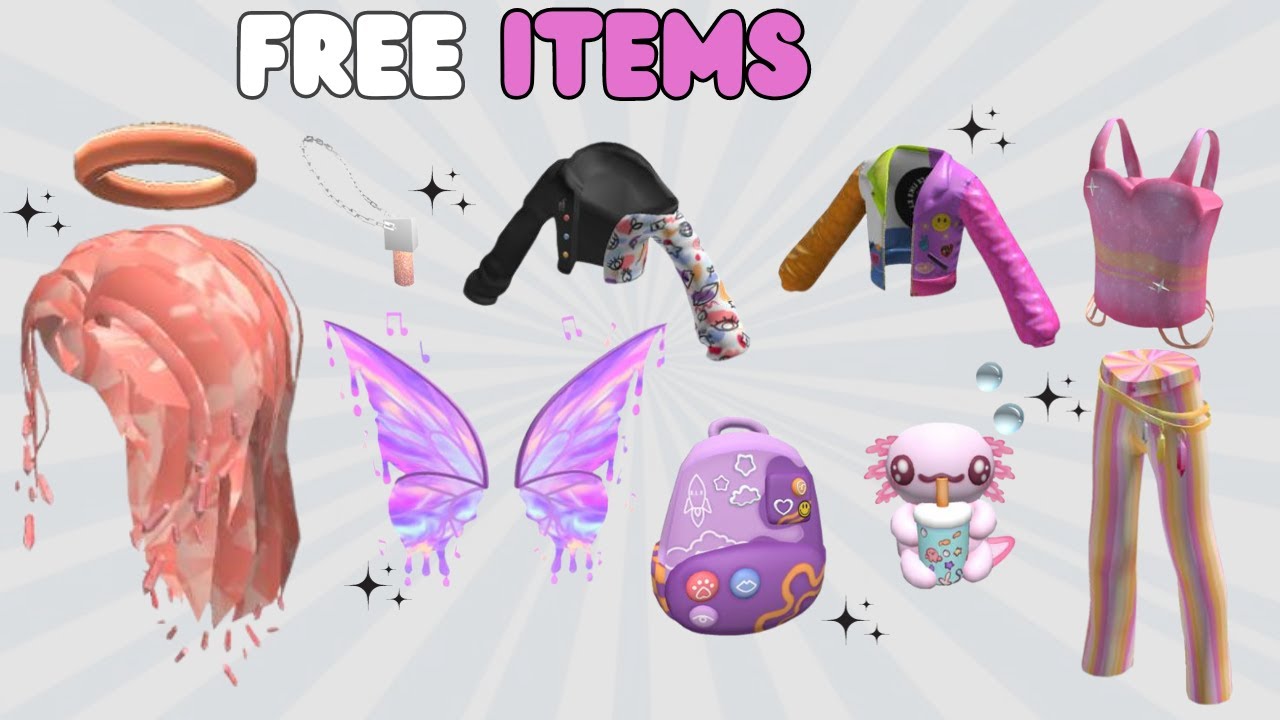 NEW FREE ITEMS AND HAIR IN ROBLOX! - YouTube