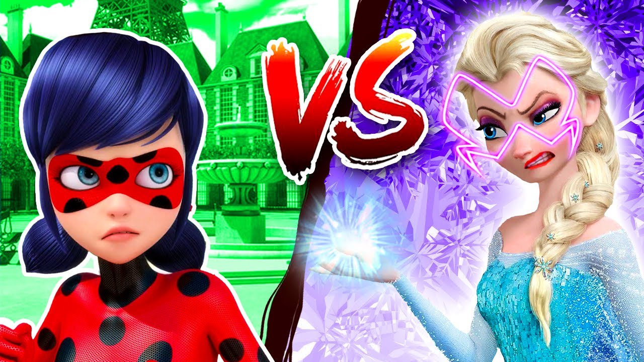 LADYBUG vs ELSA AKUMATIZED 🐞WILL BE LADYBUG FROZEN? - YouTube