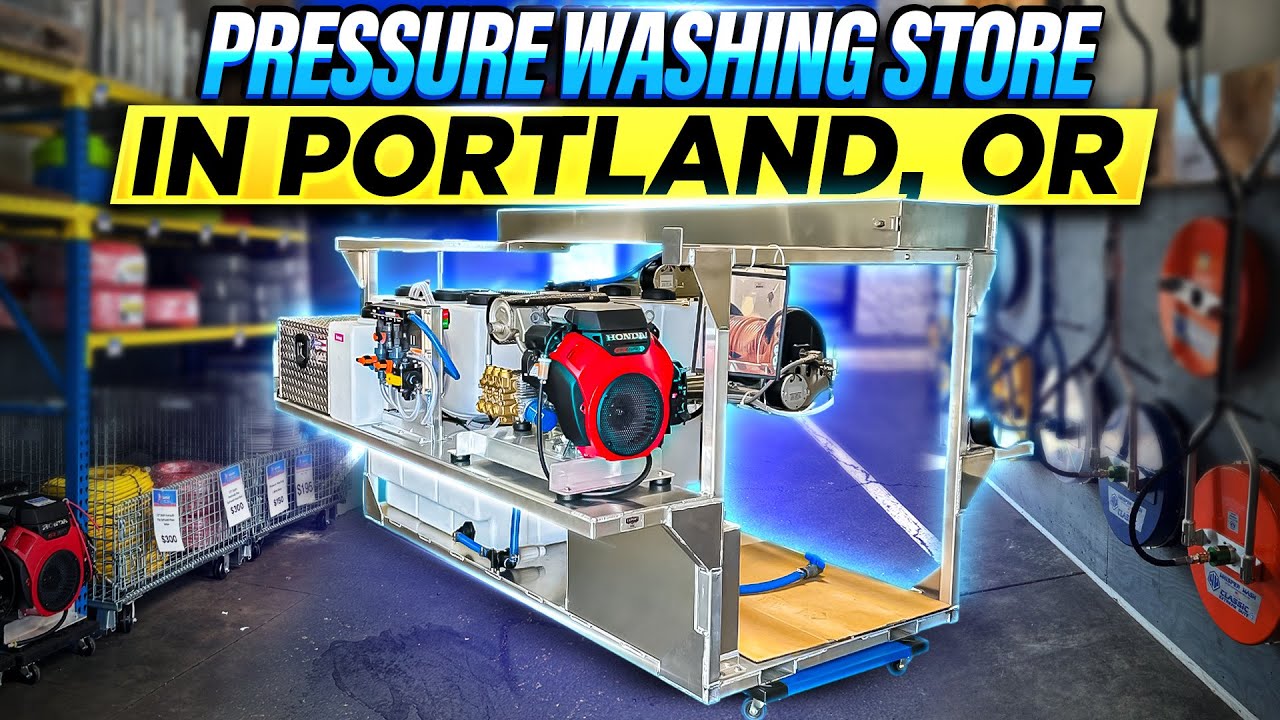 The Most Satisfying Pressure Washing Store Tour - YouTube