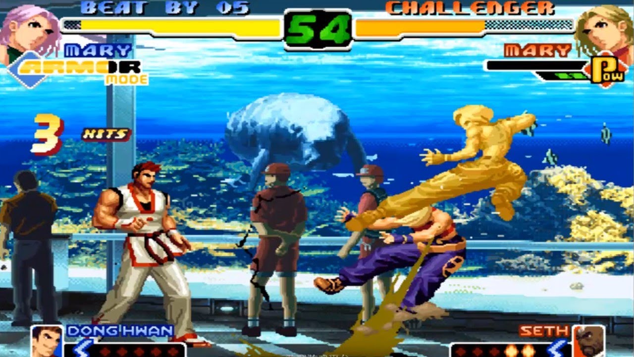 KOF 2000 Leng ge[冷哥] VS Zui wen[醉雯] 킹 오브 파이터 2000 - YouTube