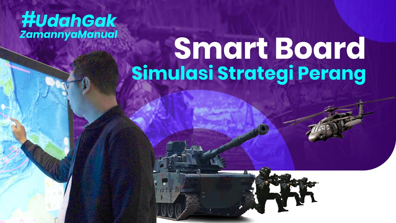 Sentuh Smart Board - Simulasi Strategi Perang - YouTube
