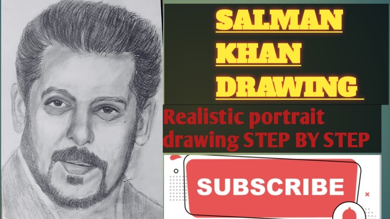 SALMAN KHAN DRAWING DRAWING OF SALMAN KHAN #pencildrawing #viralvideo # ...