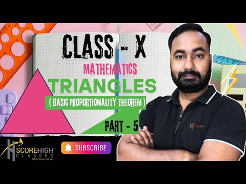 || BPT Triangles Class 10 Maths || Part - 6 Proof of basic proportionality theorem - YouTube