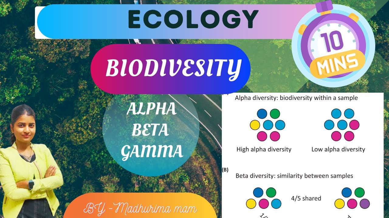 Ecosystem diversity |Alpha - Beta -Gamma Diversity calculation in 10 ...