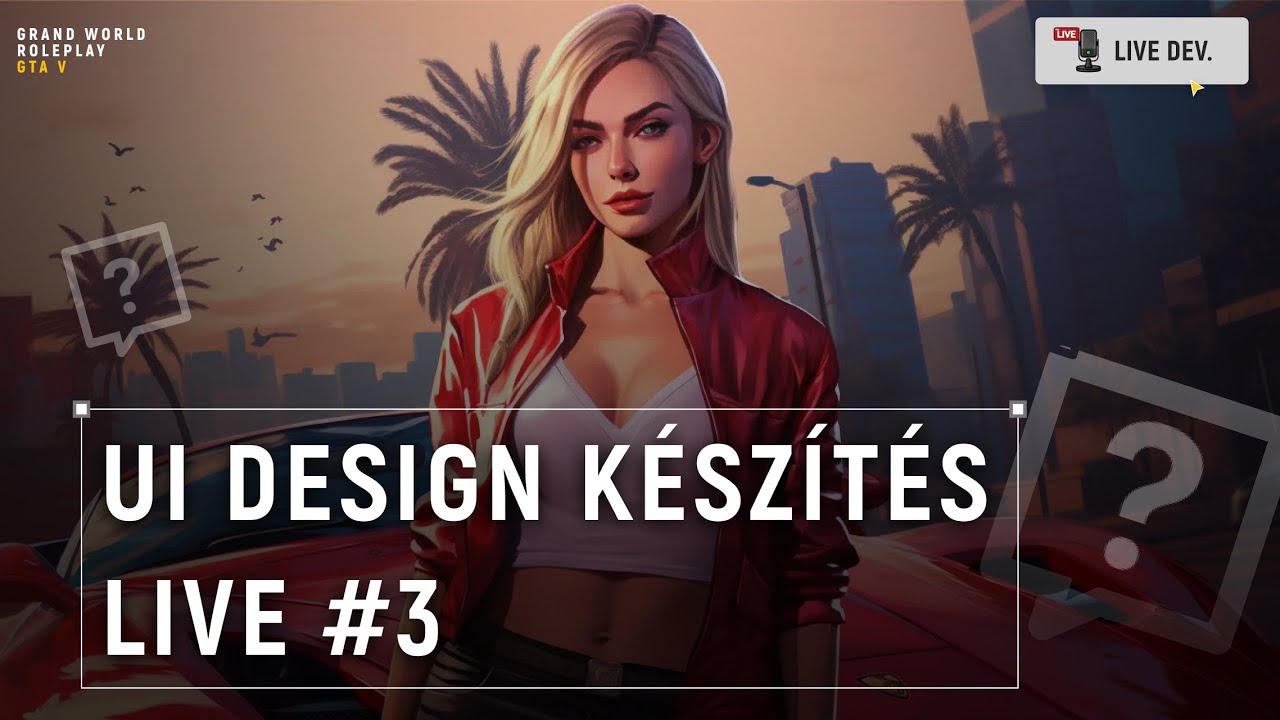 GTA V: Grand World RP - UI készítés - YouTube