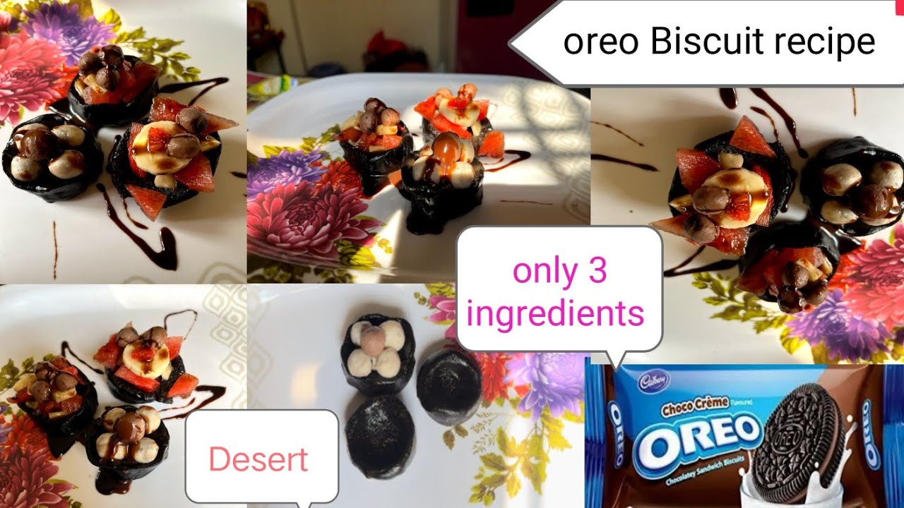oreo Biscuit recipe only 3 ingredients used #viral #oreobiscuits # ...