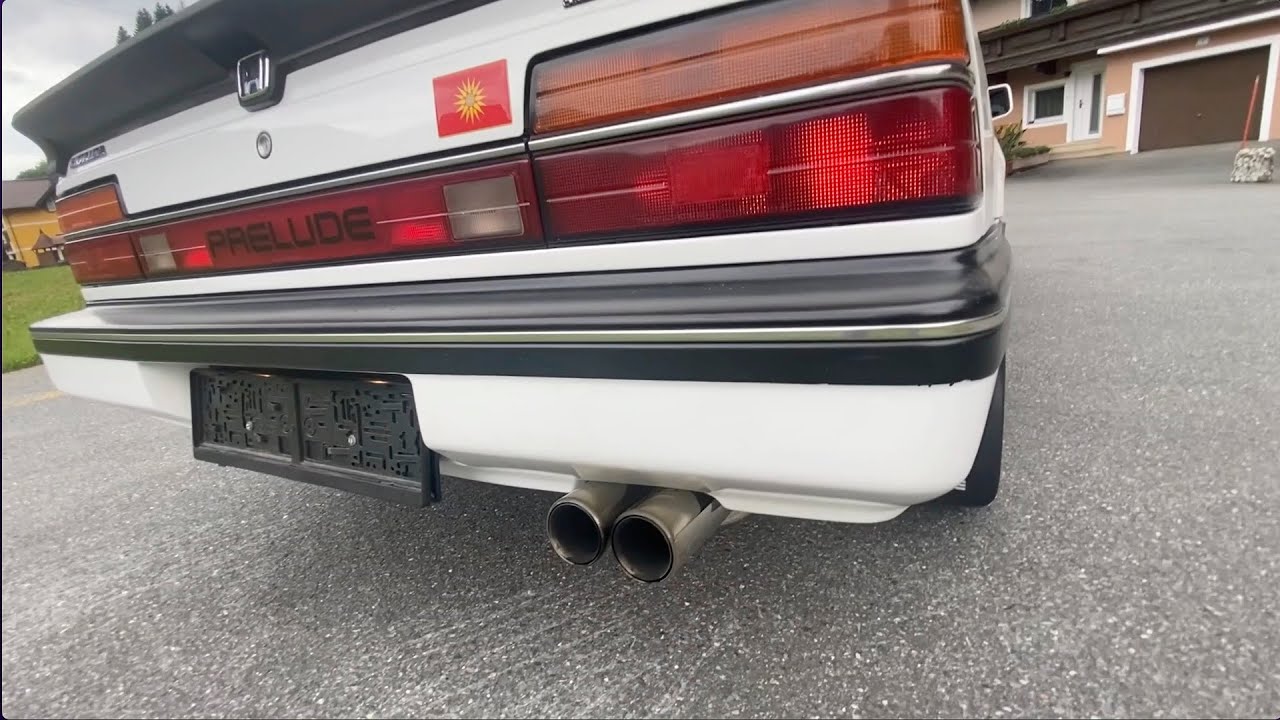 1985 Honda Prelude AB 1.8L 101 HP - YouTube