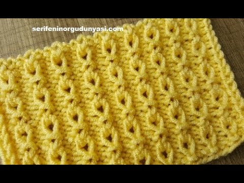 Gözyaşı Damlası Örgü Modeli