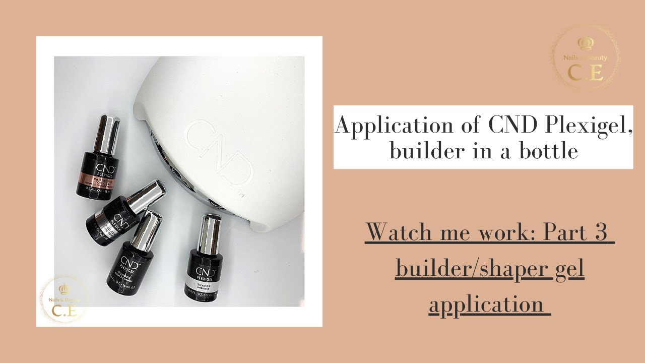 How to apply CND Plexigel - YouTube