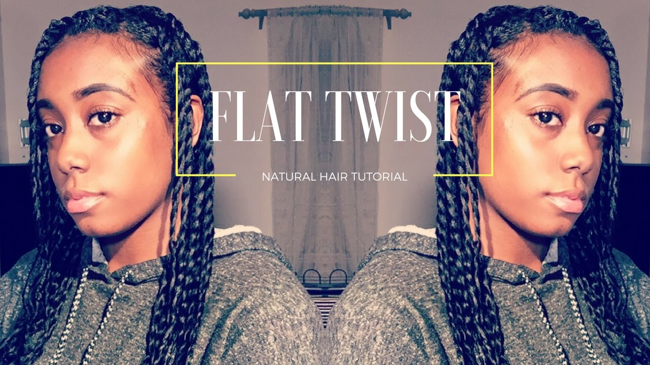 SUPER EASY FLAT TWIST TUTORIAL | NATURAL HAIR |UNDEFINED THREADZ TV ...