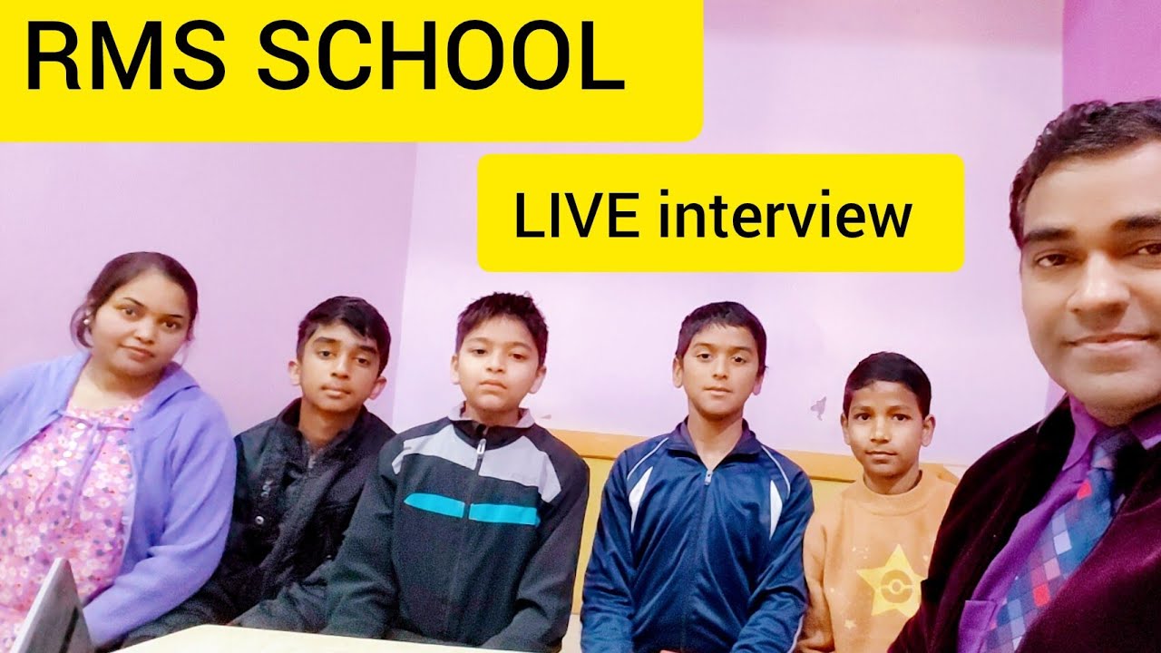 Rms school live interview | MILITARY school interview questions - YouTube