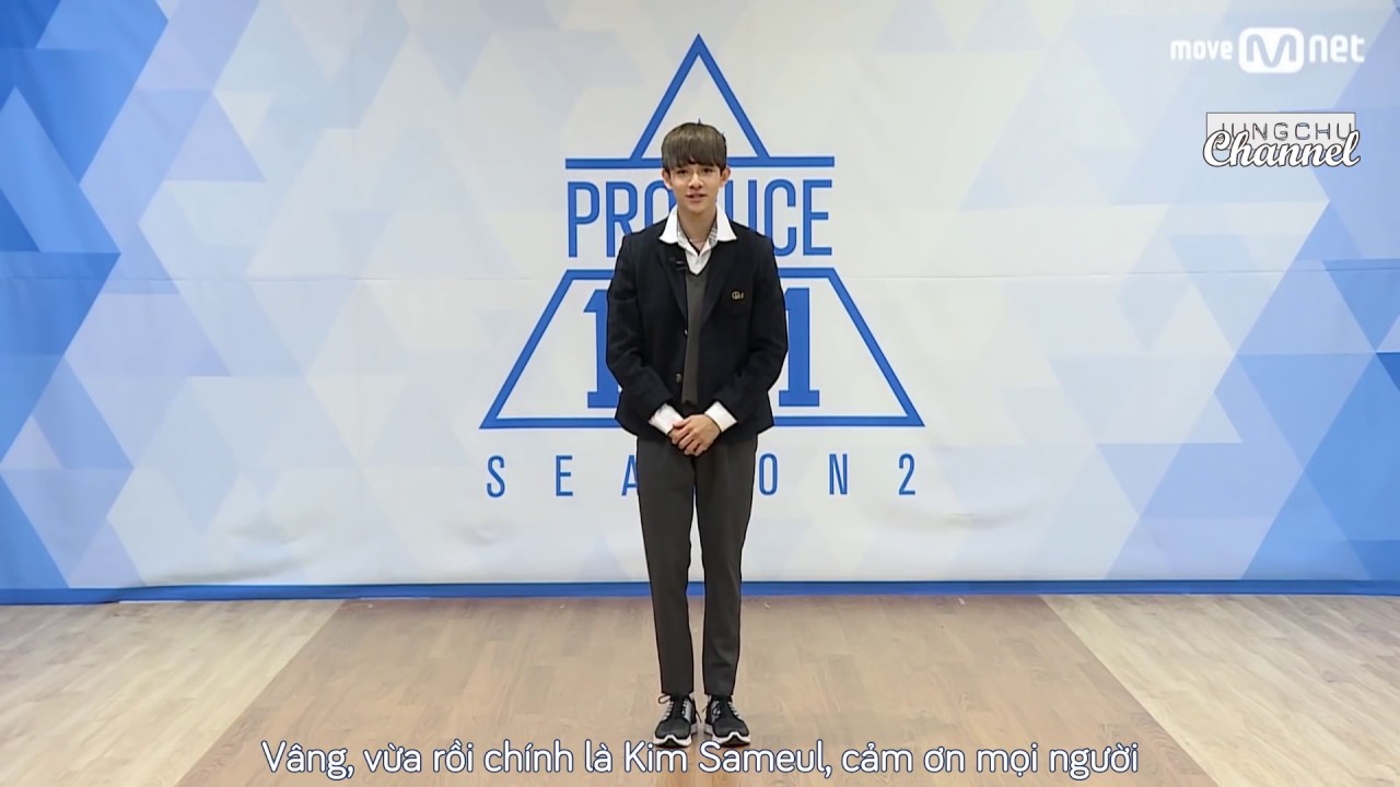 [VIETSUB] Produce 101 Season 2 - Kim Samuel (Self-Introduction) - YouTube