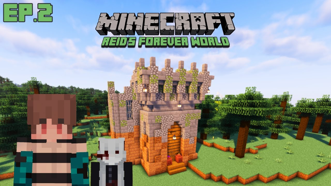 The Perfect Starter House for the Perfect World in Minecraft - YouTube