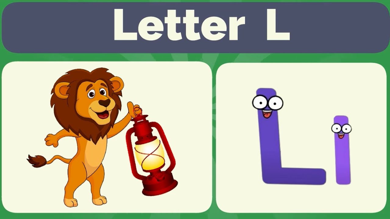LKG Online Class English Alphabets Letter L Recognition, phonics, and ...