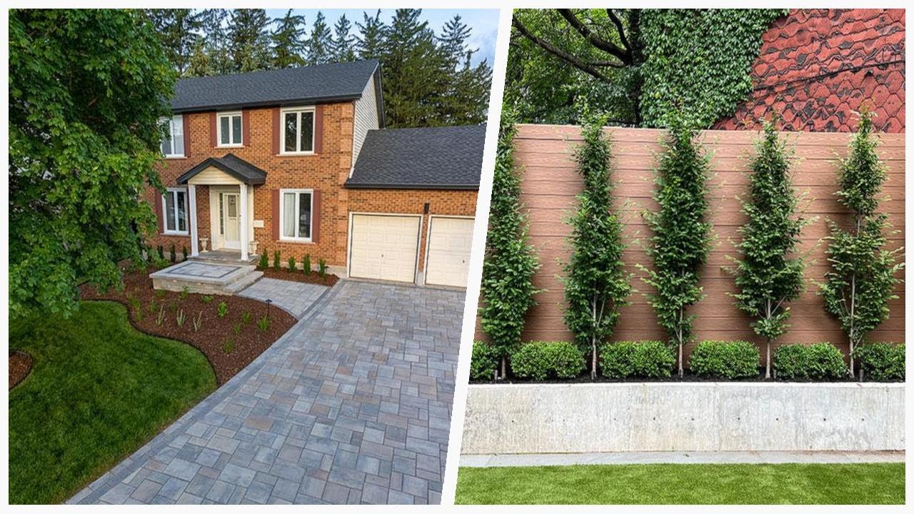 75 Premium Vinyl Fence Landscaping Design Ideas You'll Love 😊 - YouTube