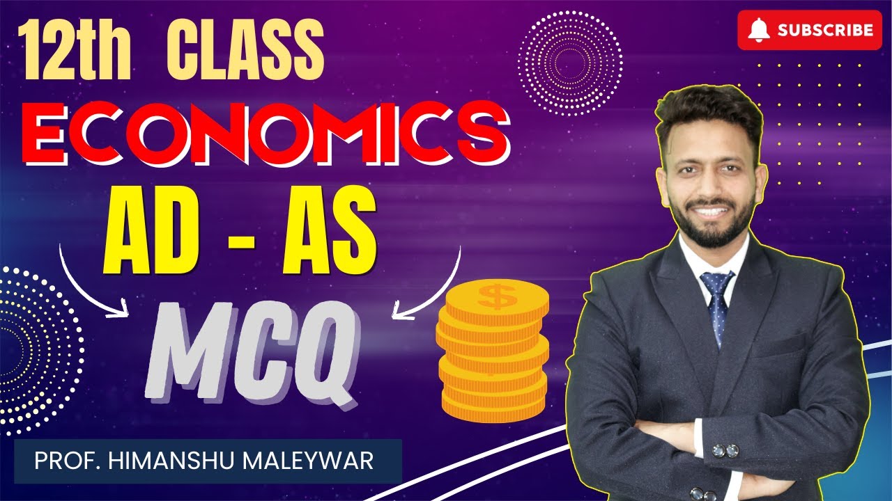 AD - AS | 40 Most Important MCQ for Class 12th Economics Board Exam ...