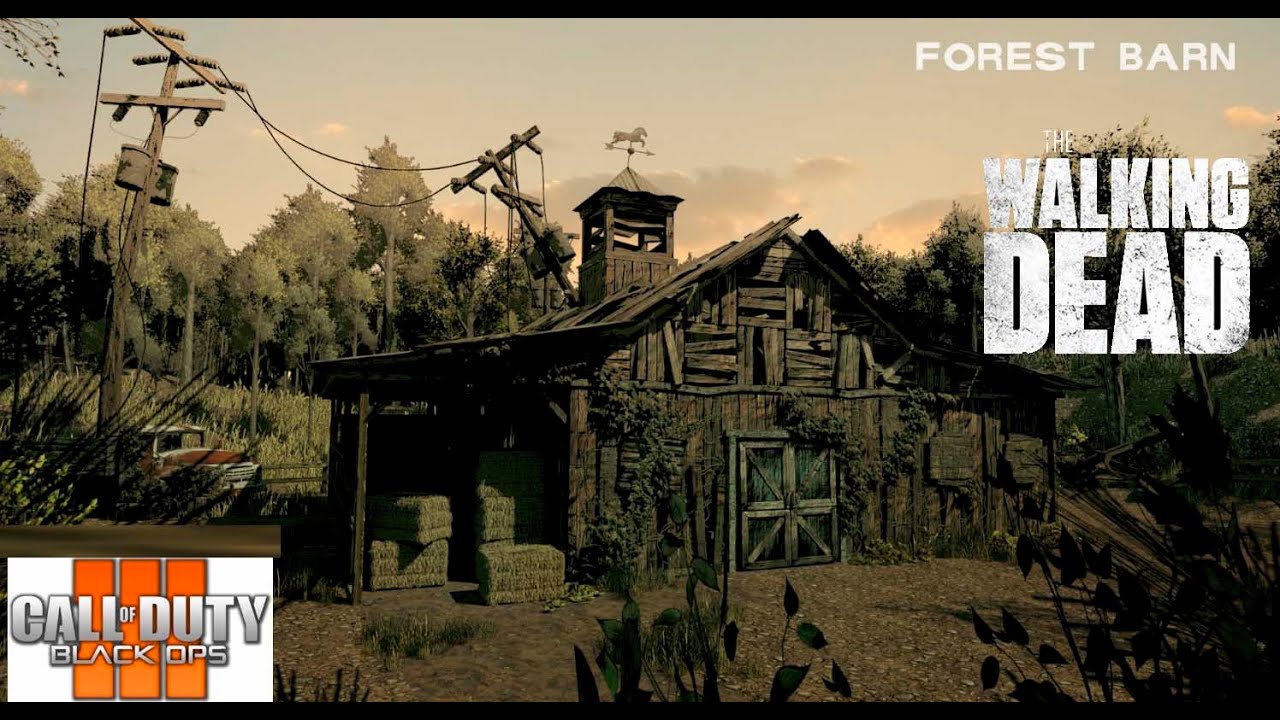 The Walking Dead Forest Barn👌👌👌Hoy estamos en el bosque de The Walking ...