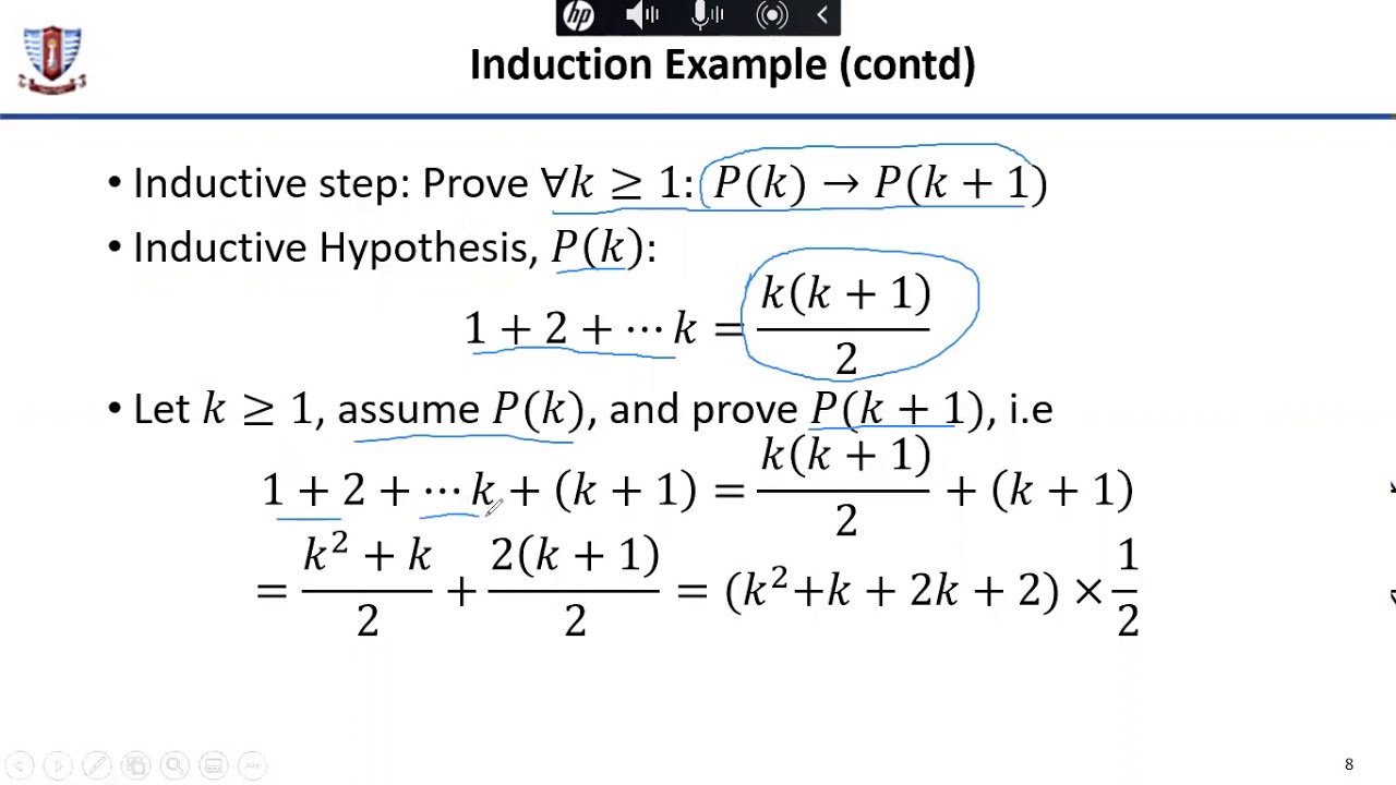 16- Mathematical & Strong Induction - YouTube