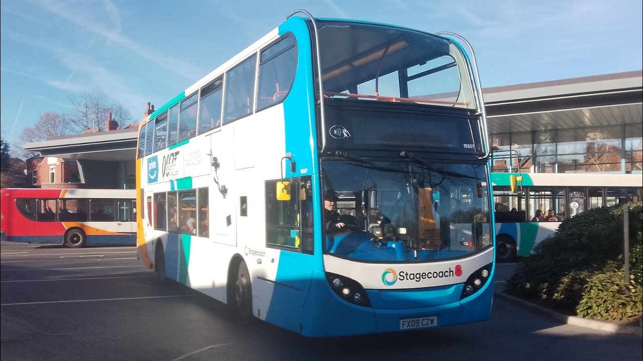 Worksop bus station ADL Enviro 400 15507 - YouTube