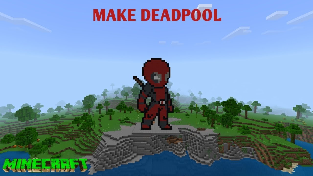 MAKE DEADPOOL IN MINECRAFT - YouTube
