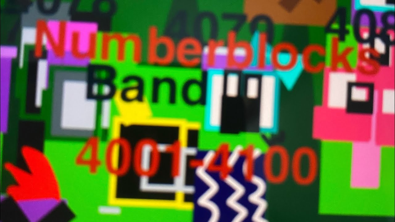 Numberblocks band retro 4001-4100 for @mecurn4509 - YouTube