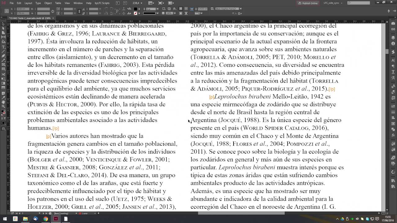 InDesign JavaScript by LFCorullón | System (layout and mark-up) - YouTube