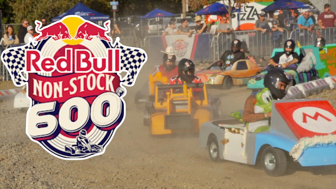 Red Bull Go-Kart Racing Chaos and the Sandbox Boys! - YouTube