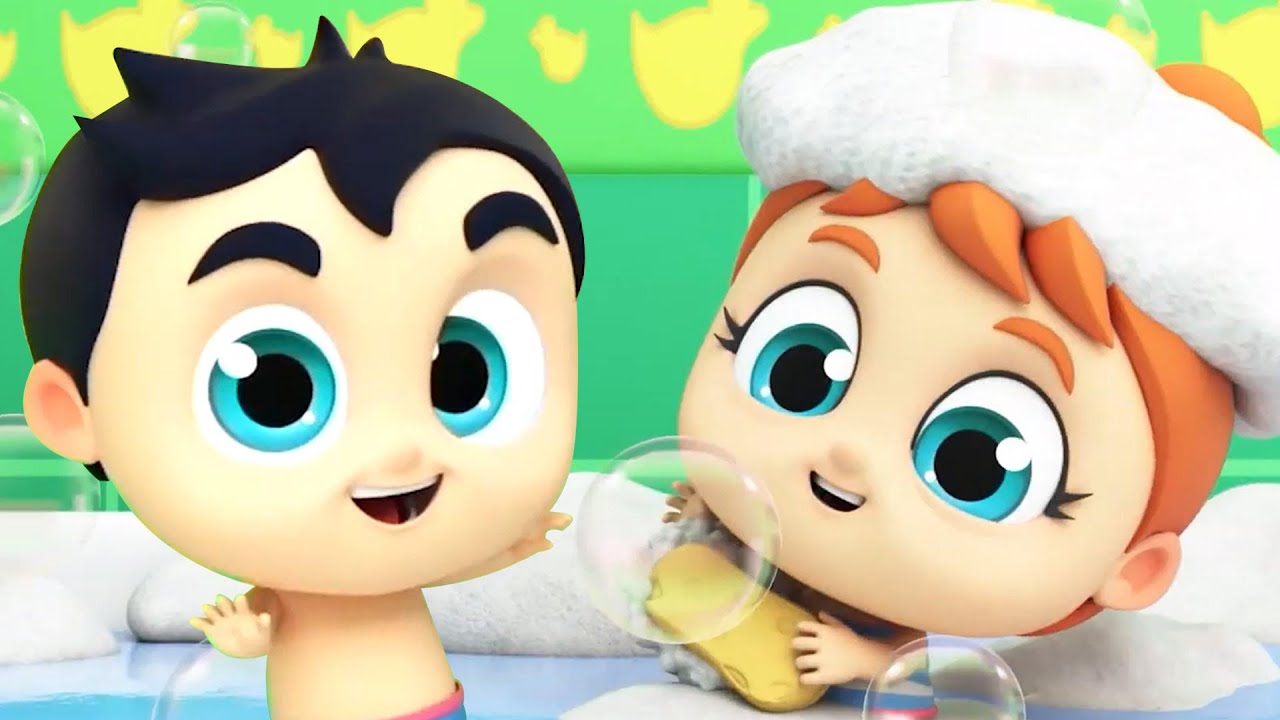 Bath Time Song, Cartoon Videos and Kids Nursery Rhymes - YouTube