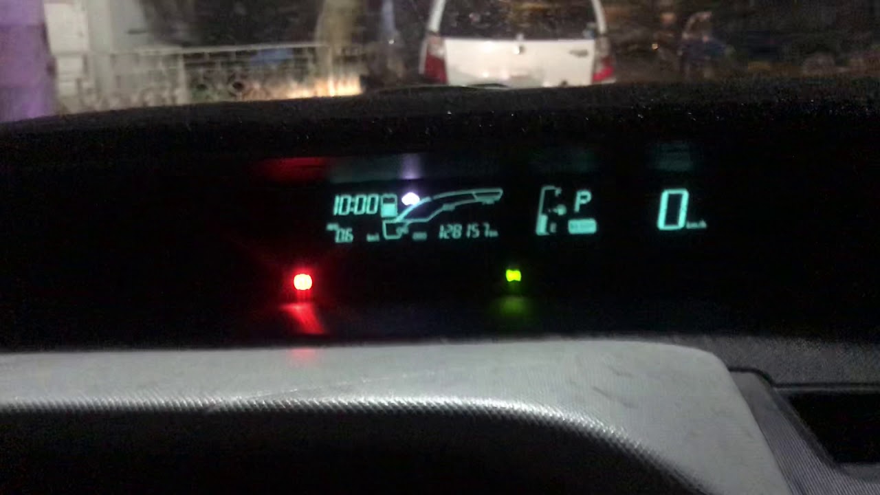 Meter display brightness setting of Toyota hybrids - YouTube